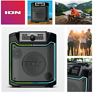 ION Trailblazer - High-Power All-Weather Rechargeable Bluetooth Speaker with Qi Wireless Charging