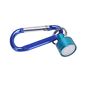 Fly-fishing Magnet,2 Colors Fly Fishing Release Magnetic Net Release Holder with Aluminium Alloy Hanging Buckle,Release Net(#2)