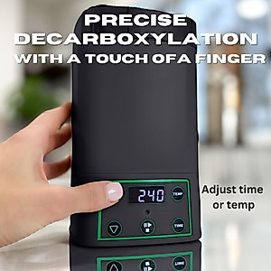 Decarboxylator and Infuser Machine, Magic Herb Butter Maker Machine, Oil Infuser Machine, Gummy Maker, Mess Free, Easy to Use – EdiOven & 2 Gummy Molds