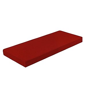 ROFIELTY Custom Size Bench Cushion Patio Bench Seating Cushion Indoor Bench Cushion Outdoor/Indoor Bench/Swing Cushion Porch Swing Cushion Bench Pads (Red,31.4 * 11.8 * 3.14in)