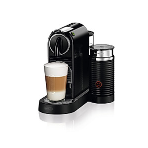 Nespresso CitiZ Coffee and Espresso Machine by De'Longhi with Milk Frother, Black, 9.3 x 14.6 x 10.9 inches