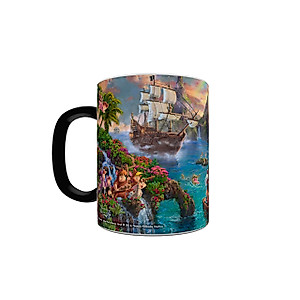 Morphing Mugs Disney - Peter Pan - Neverland - One 11 oz Color Changing Heat Sensitive Ceramic Mug – Image Revealed When HOT Liquid Is Added!