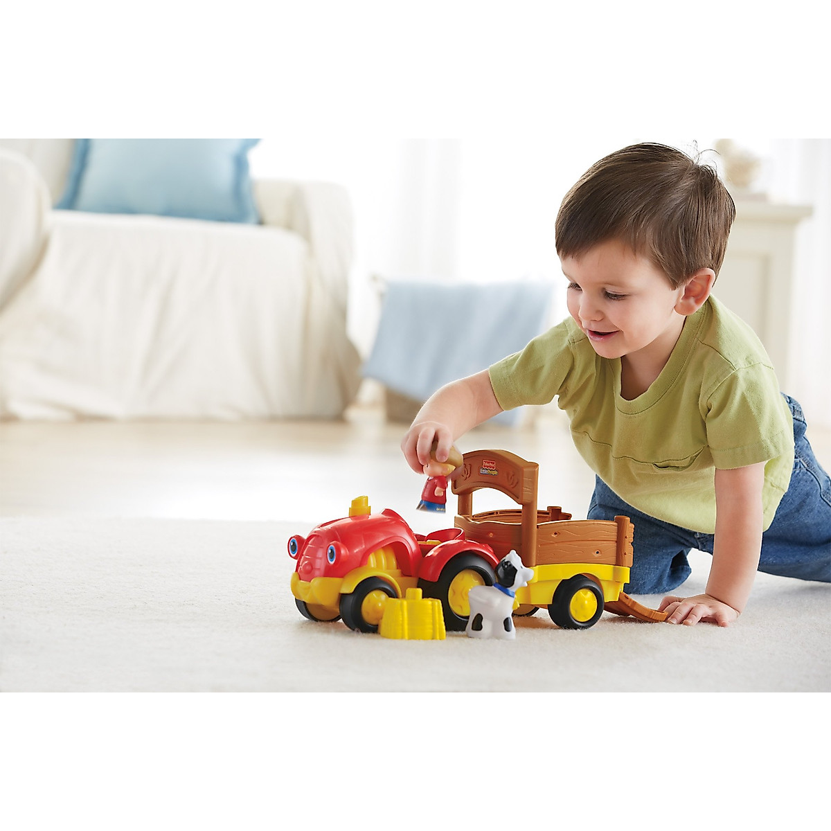 Fisher-Price Little People Tow 'n Pull Tractor