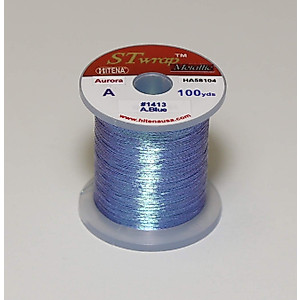 Hitena Rod Wrapping Thread - Metallic Aurora Winding Thread. Color Shifting Thread That Changes Color by Different Light, Angle and Background