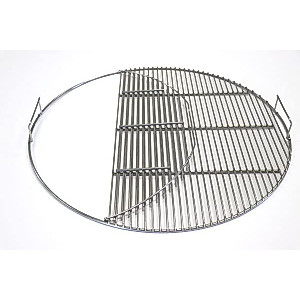 Slow 'N Sear SnS Grills 26" Stainless Steel Hinged Replacement Charcoal Cooking Grate