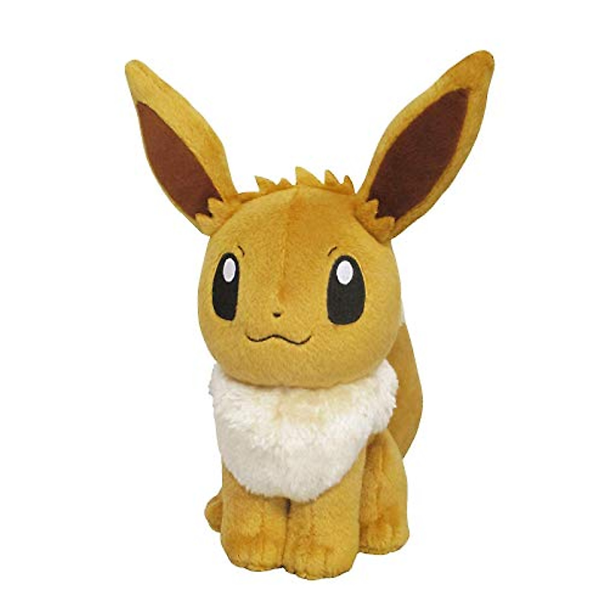 Sanei Pokemon All Star Series Eevee Stuffed Plush, 8", Brown (PP07)