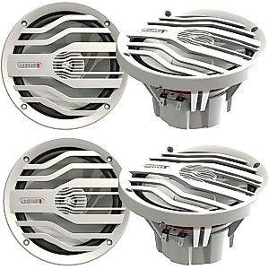 MB Quart 4 New NK2-116W 6.5" 120W 2-Way Coaxial Marine & Power Sports Speakers NK2-116W