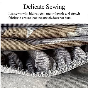 FBKPHSS Full Body Shiatsu Massage Chair Cover, Universal Massage Chair Dust Protection Cover Removable and Washable Stretch Fabric Massage Chair Cover,Package 4,Color 5