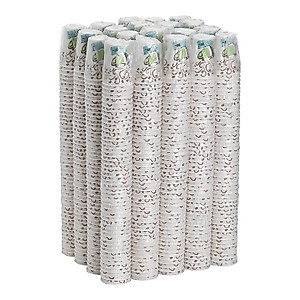 Dixie PerfecTouch Individually Wrapped Insulated Paper Hot Cup, 12 Oz., Multicolor, 1000 Cups/Carton (5342CDWR)