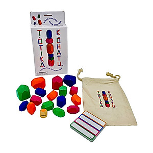 TOTIKA KOHATU - A Wood Rock Stacking Game