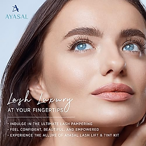 AYASAL Lash Lift Kit: Eyelash Lift Kit - With Detailed Instruction Eyelash Perm Kit - Easy for Beginner and Professional Lash Perm Kit - Achieve Salon-Quality Lashes Lift with Safe and Effective Resul