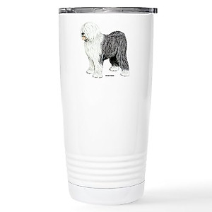 CafePress Old English Sheepdog Stainless Steel Travel Mug 20 oz. Insulated Stainless Steel Coffee Tumbler