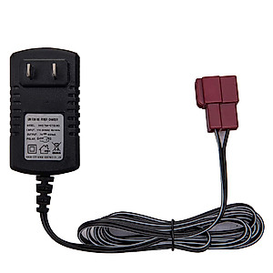 6V Kids Ride On Car Charger, for BMX X6 Kid TRAX Disney GMC Dinsney Wal-Mart Kid TRAX Moto ATV Quad Disney Ride On Car Red Square Plug 6 Volt Battery Charger 7V800mA 1