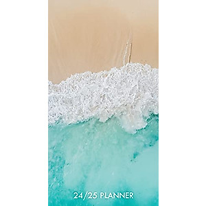 Willow Creek Press Waves 2-Year January 2024 - December 2025 Monthly Pocket Planner (3.5" x 6.5")