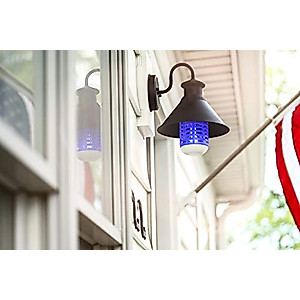 White Kaiman UV-A 5WATT Bug Zapper Electric Bulb for Indoor & Covered Outdoors 500volts (White Zapper)