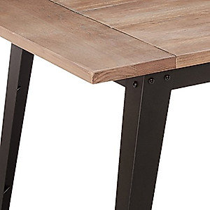 Zinus Donna Wood and Metal Dining Table