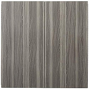 SAFCO Mayline Medina Presentation Board with Dry Erase Center Panel, Gray Steel Laminate