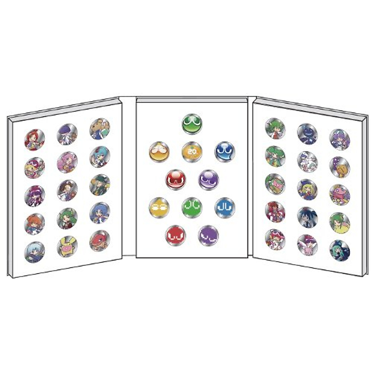 Puyo Puyo!! Anniversary Pins Collection [Limited Edition] [Japan Import]