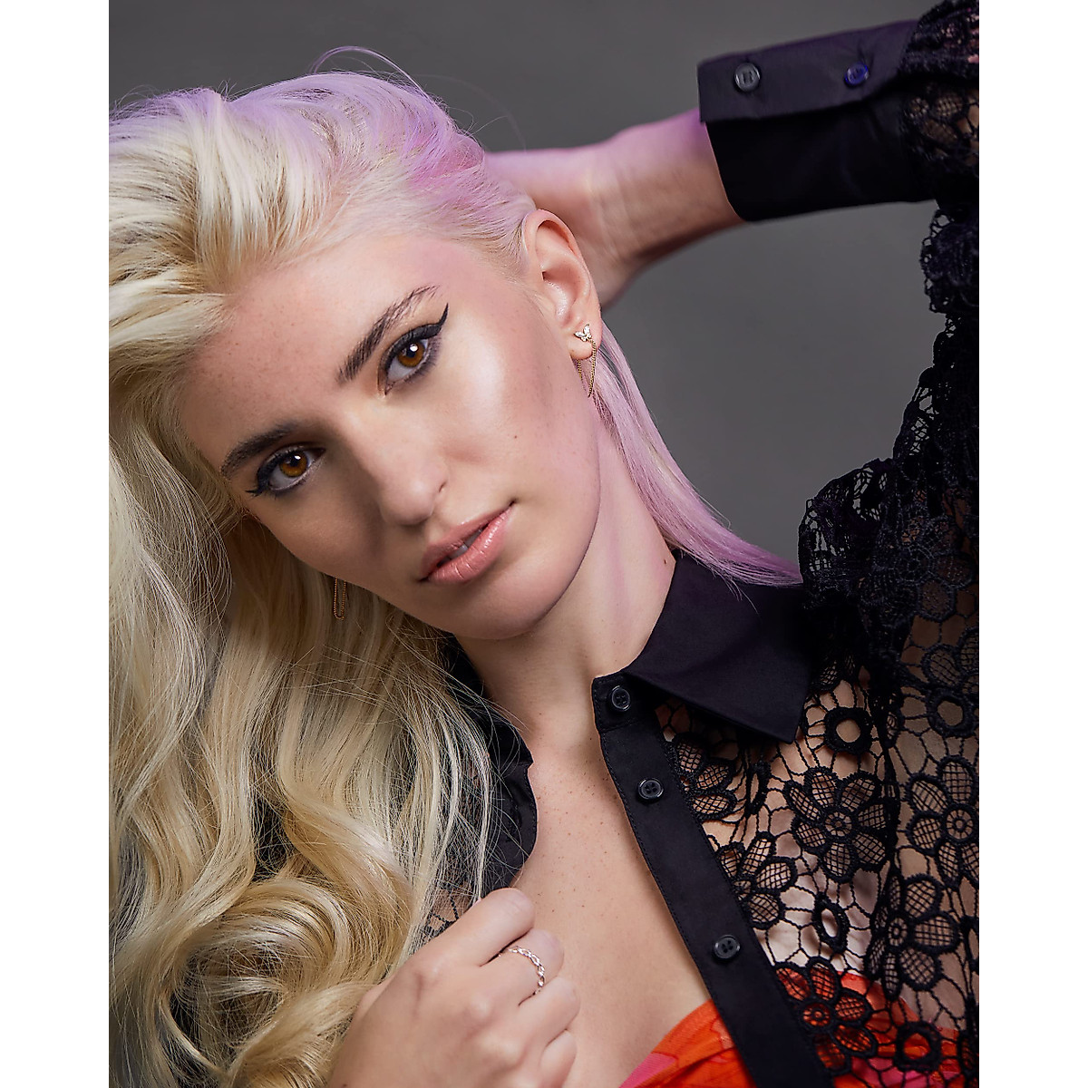 MILLA Silver & Gold Chain Earrings for Women - 14K Gold Butterfly Earrings for Women & More Trendy Earrings Styles - Comfortable Cute Earrings Aesthetic Jewelry (14K Gold Plated/CZ Butterfly)