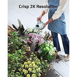 eufy Security, SoloCam E40, Outdoor Security Camera, WiFi, Wireless, Wire-Free, Advanced AI Person-Detection, Two-Way Audio, 2K Resolution, 90dB Alarm, IP65 Weatherproof, No Monthly Fee (Renewed)