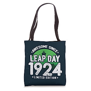 Awesome Since 1924 - Leap Day Baby - Leap Year Birthday Tote Bag
