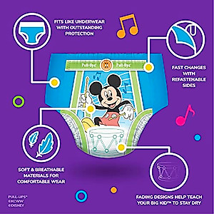 Pull-Ups Boys' Potty Training Pants Training Underwear Size 5, 3T-4T, 66 Ct