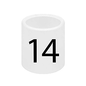 SSWBasics Mini Slip On Size Markers - Size 14- Pack of 50