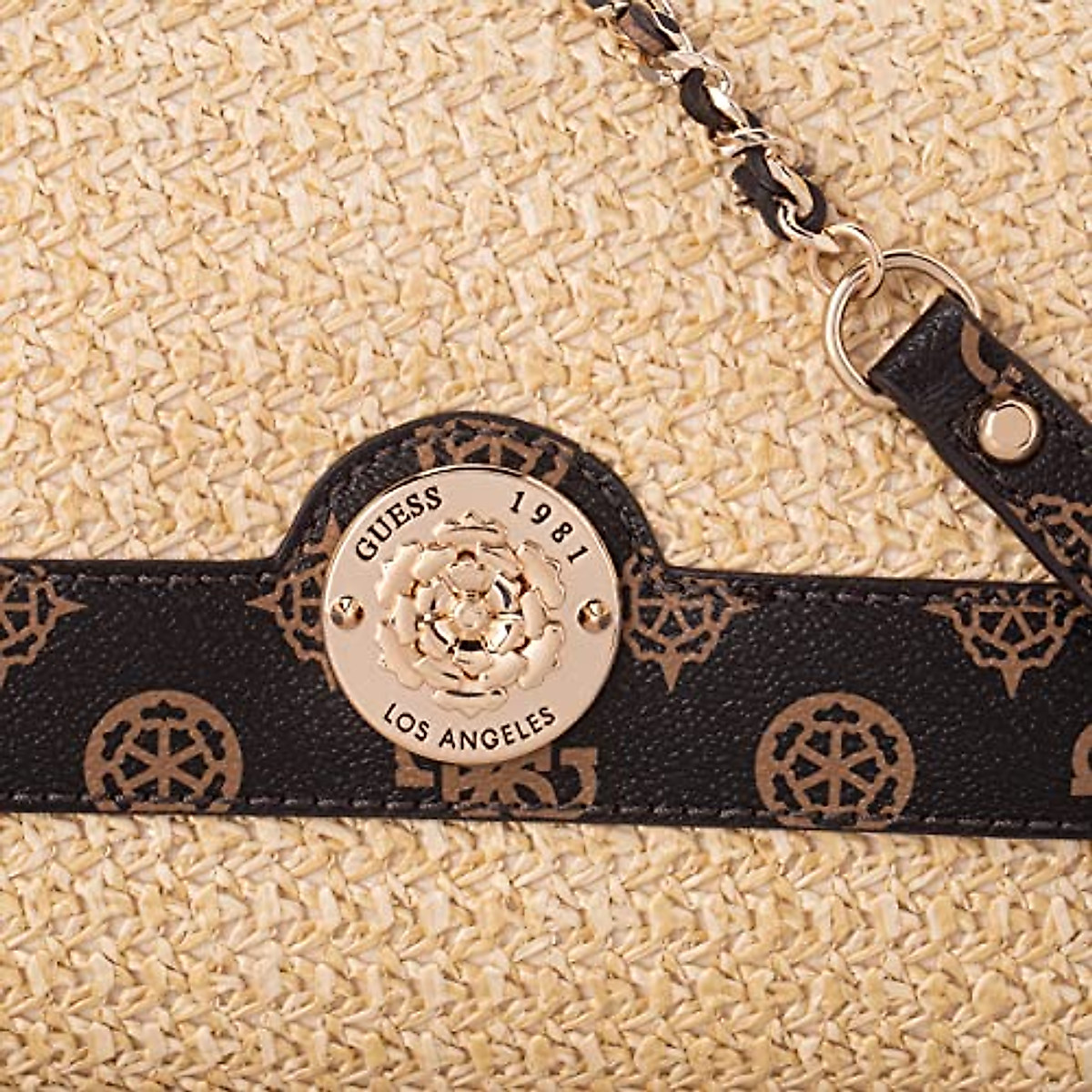 GUESS womens Always Convertible Crossbody Flap, Mocha Logo Multi, one size US