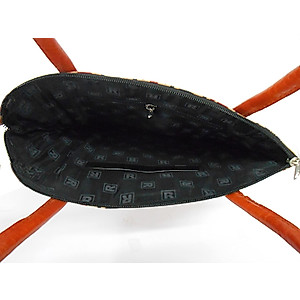 Shankuntala Loving Deer Design Ethnic Hand Embossed 100% Pure Shantiniketan Leather Indian Hand Bag