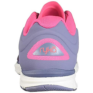 Ryka Women's DYNAMIC 2.5 Athletic Shoe, grey/pink, 8 M US