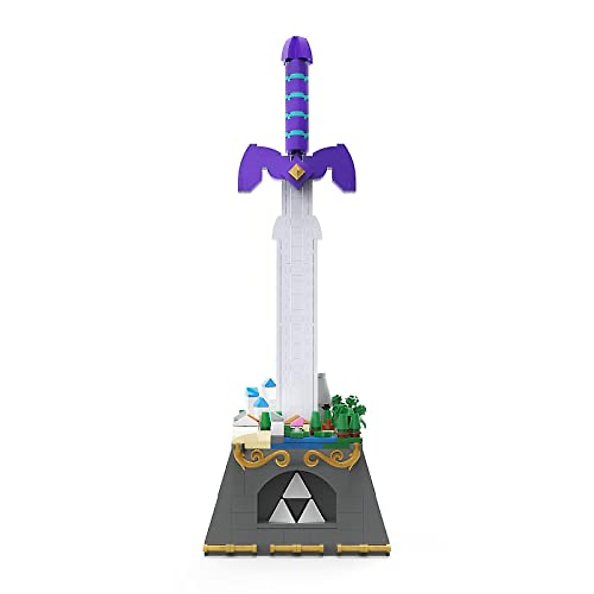 The Master Sword Building Kit, Micro Hyrule Building Blocks Set, Unique BOTW Decorations and Building Toys Gifts for Boys Kids Ages 6-12 Year Old (388 Pieces)