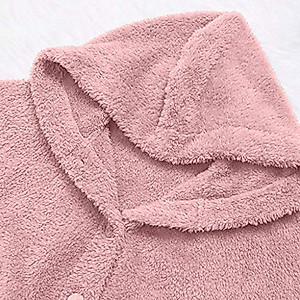 Teddy Jacket Women Fleece Silver Tops for Women Half Zip up Women Quilted Jackets for Women Women’s Suits Leather Jacket Women Cropped Denim Jacket Drawstring Basic Long Sleeve Tops for Women 3