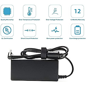 65W AC Adapter Laptop Wall Charger for Lenovo IdeaPad Flex 4 5 6 1470 1480 1570 1580 Lenovo Ideapad 110 110s 310 320 330 330s 510 520 530s 710sYOGA 710 510 Laptops Power Supply Cord
