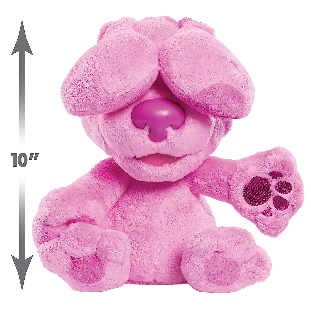 Just Play Blue’s Clues & You! Peek-A-Boo Magenta, 10-inch Feature Plush
