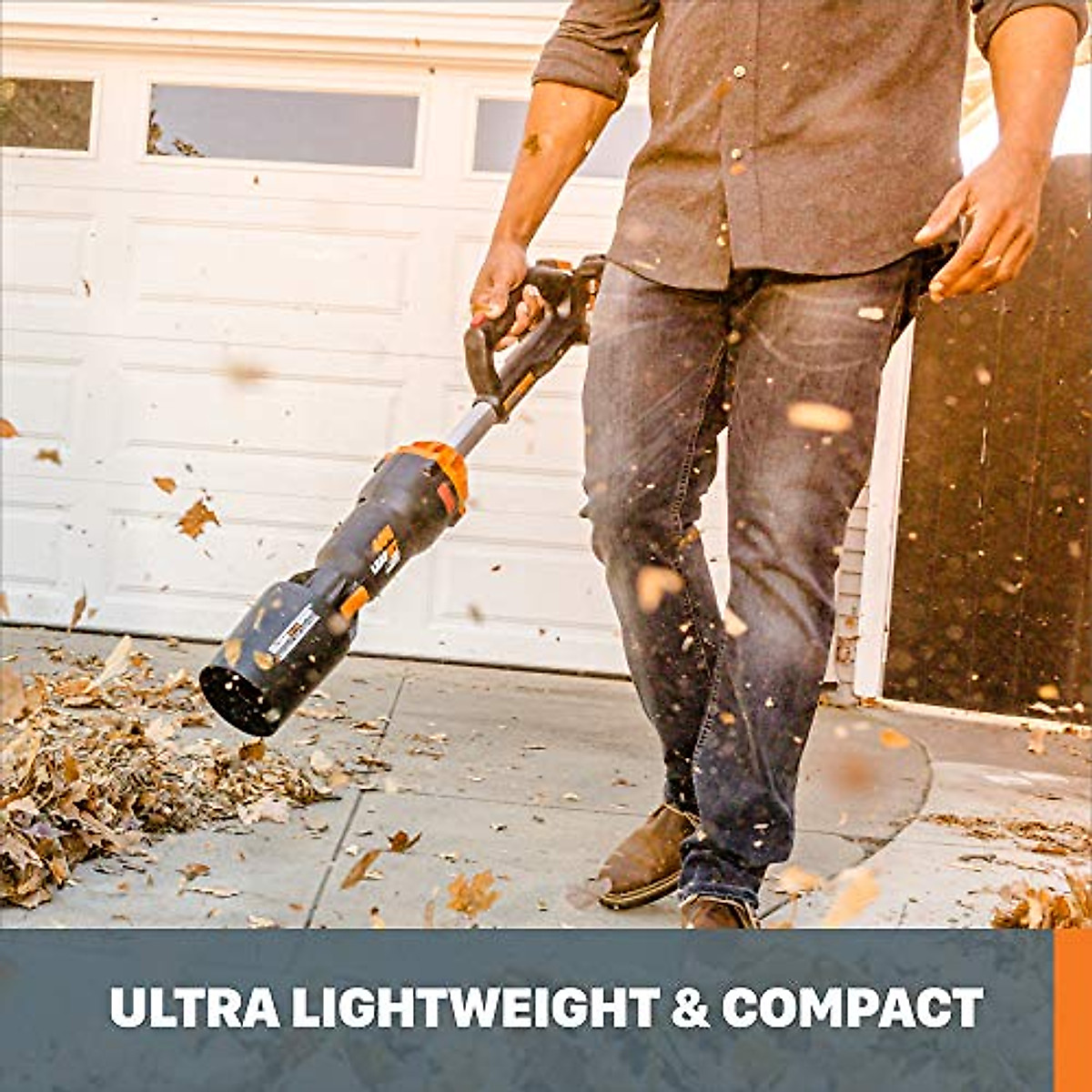 Worx Nitro 40V PRO LEAFJET Cordless Leaf Blower Power Share with Brushless Motor - WG585 (Batteries & Charger Included)