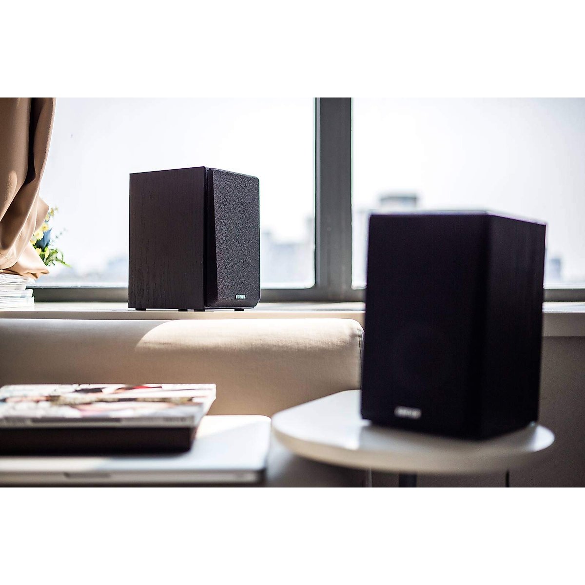 Edifier R980T 4in Active Bookshelf Speakers - 2.0 Computer Speaker (Renewed)