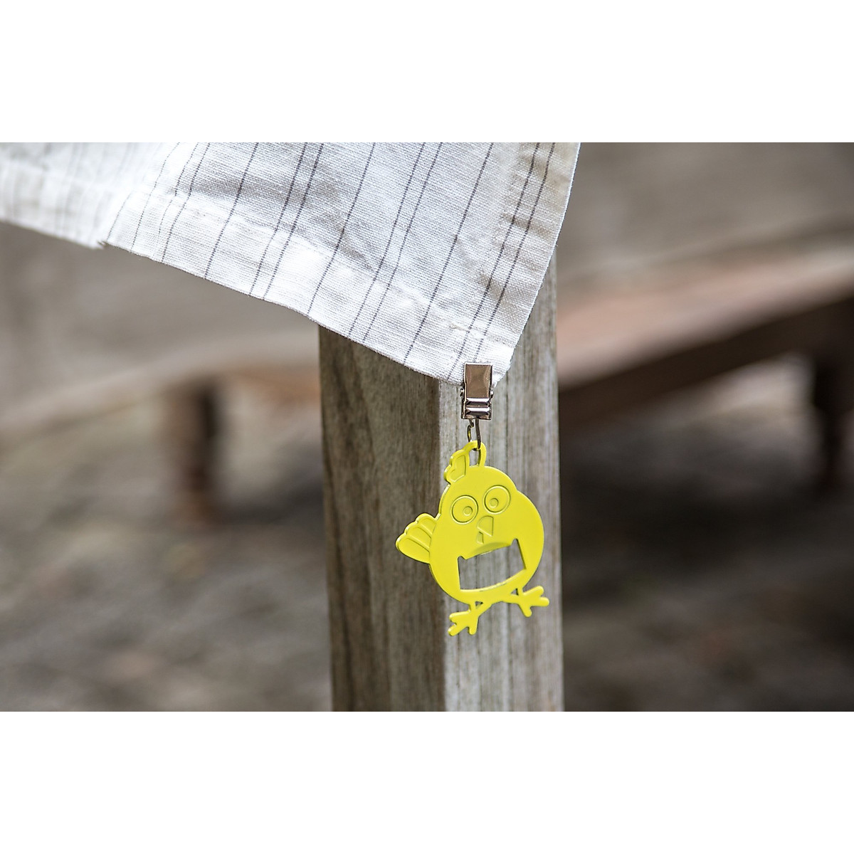 Outset 76220 Tablecloth Weights with Bottle Opener, Barnyard Animals, Set of 4, 2 x 3.75 x 0.25 inches