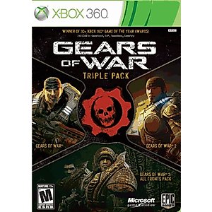 Gears of War Triple Pack - Xbox 360 (Bundle) (Renewed)