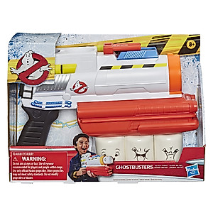 Ghostbusters Mini-Puft Popper Blaster Action Afterlife Roleplay Toy with 3 Foam Puft Projectiles for Kids Ages 8 and Up