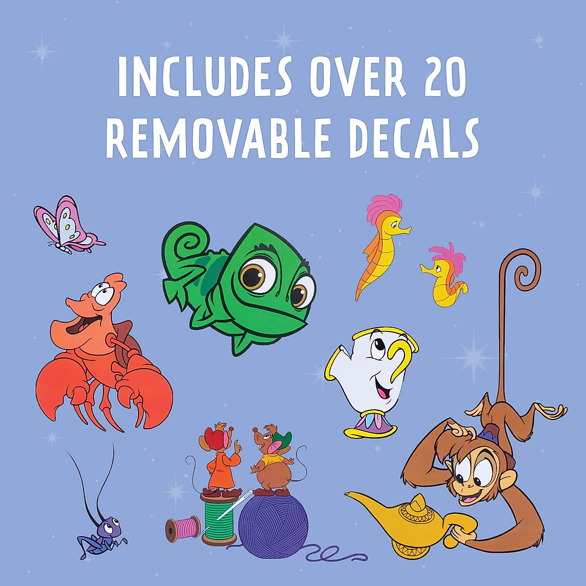 Paladone Disney Classic Character Wall Decals - 23 Designs - Adjustable - Officially Licensed Merchandise