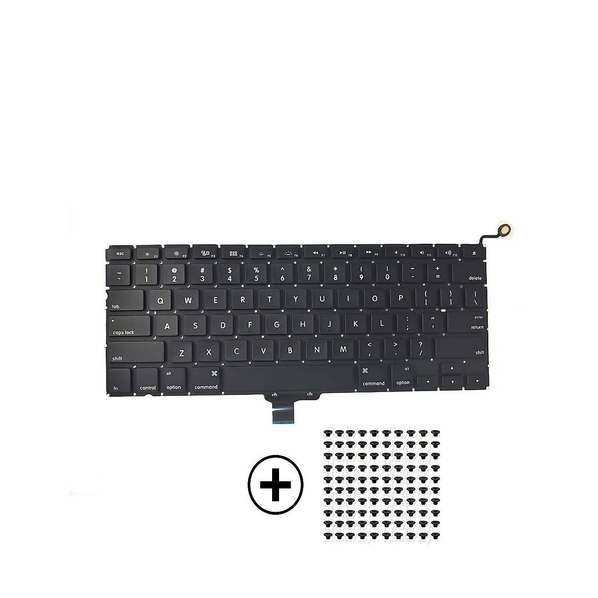 Padarsey New Laptop Replacement Keyboard Compatible for MacBook Pro 13-inch A1278 2008 2009 2010 2011 2012 2013 2014 2015 Year with 80Pce Keyboard Screws