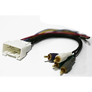 Yuacdky Radio Wiring Harness 4RCA for Toyota Lexus 2000-2006