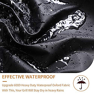 Jiesuo Grill Cover for Pit Boss Pellet Grill, Pitboss 820 Deluxe Pro Series Grills, Heavy Duty Waterproof Grill Cover for Pit Boss Pellet Grill