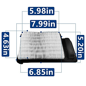 LTX1040 20 083 02-S Air Filter Pre Filter for Kohler 20 083 06-S Courage 15 16 17 18 19 20 21 22 HP Husqvarna YTH21K46 YTH20K46 Cub Cadet LTX1045 Lawn Mower