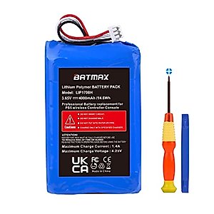 Batmax 4000mAh LIP1708 Battery for Sony PS5 Playstation 5 Dual Sense Controller CFI-ZCT1W Gamepad