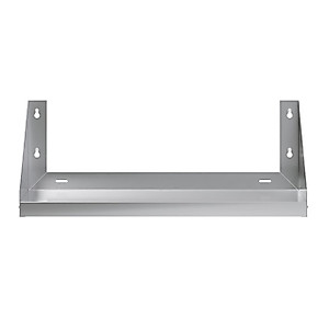 AmGood 30" Long X 12" Deep Stainless Steel Wall Shelf with Side Guards | NSF Certified | Appliance & Equipment Metal Shelving | Kitchen, Restaurant, Garage, Laundry, Utility Room