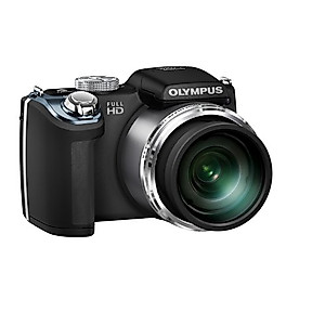 Olympus SP-720UZ 14MP 26x Opt Zoom 3-Inch LCD Digital Camera - Black