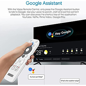 (Remote Only) MECOOL KM2 Smart TV Box Remote/MECOOL TV Stick Streaming Stick/ONN 025C008 Android TV 2K FHD Streaming Stick/Onn 4K UHD Streaming Device [Remote Control ONLY]