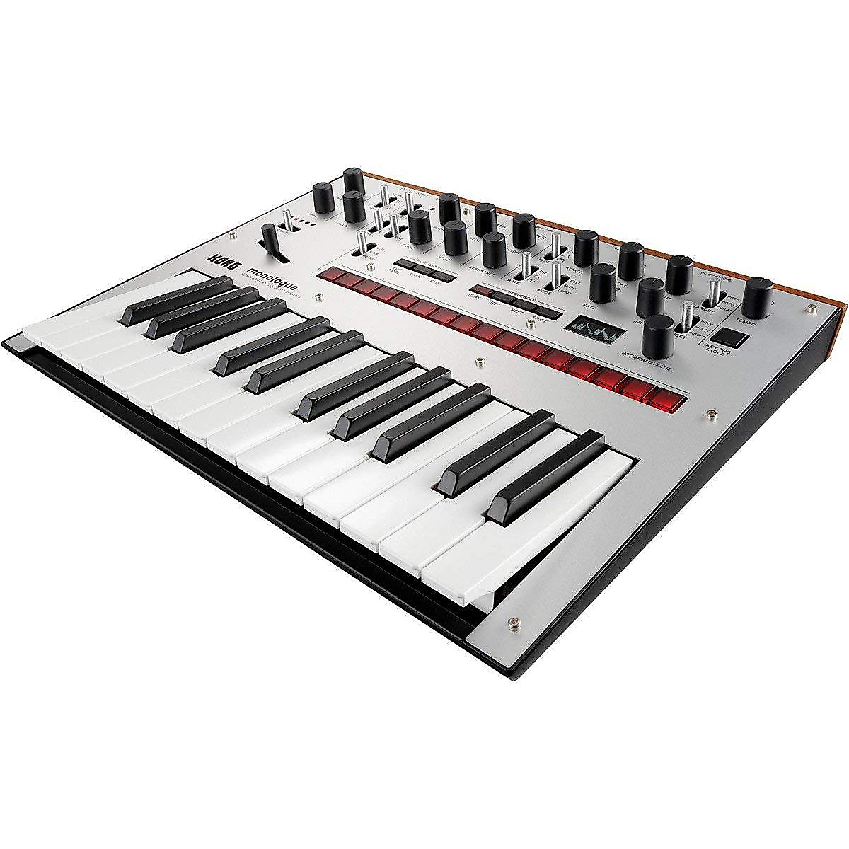 Korg Monologue Monophonic Analog Synthesizer with Presets-Silver (MONOLOGUESV) (Renewed)