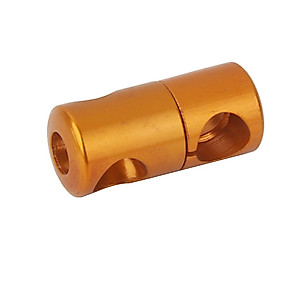 Kloware 360 Degree Gold Aluminum Alloy Camping Tent Pole Crossover Clamp Buckle 7mm